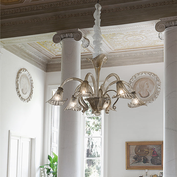 Handcrafted sophisticated fine Italian ceiling pendant Chandelier with ...