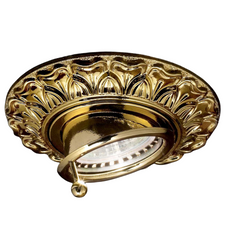Elegant solid brass gold plated spot light — Italian Lighting