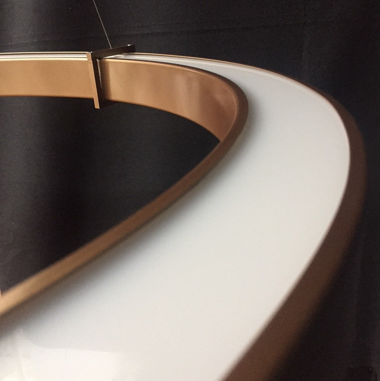 Circular metal orbiting pendant light — italian-lighting-centre