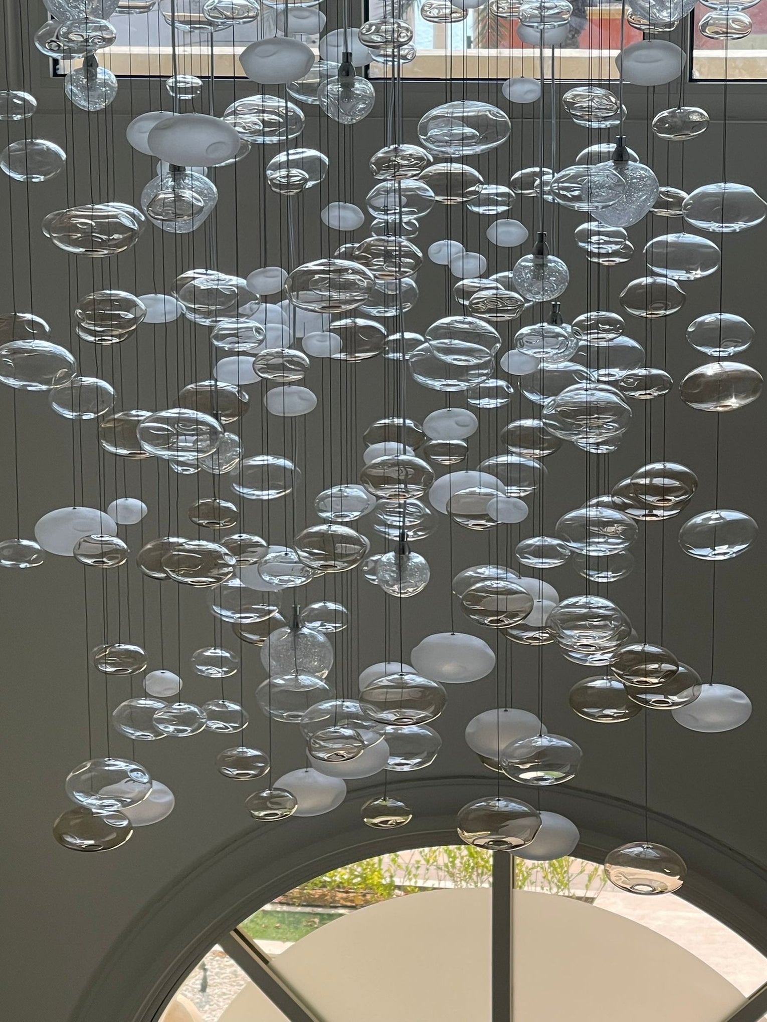 Custom Murano Glass Bubble Chandelier — italian-lighting-centre