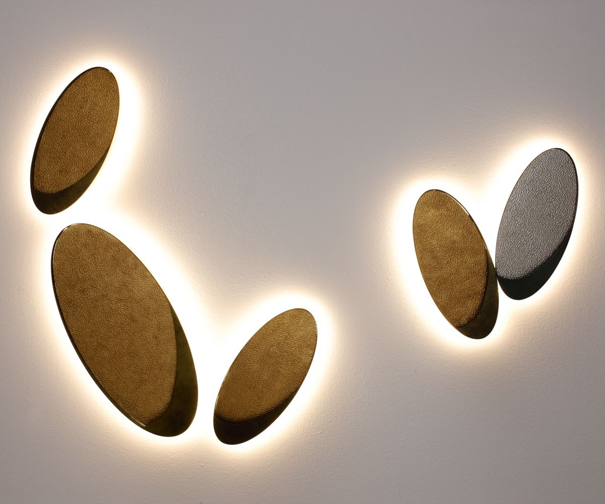 Modern Metal Wall Light | Oval LED Wall Light | Brass Wall Light | Iron ...