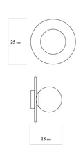 Bespoke Alabaster Disc Wall Light / Alabaster Disc Ceiling Light ...