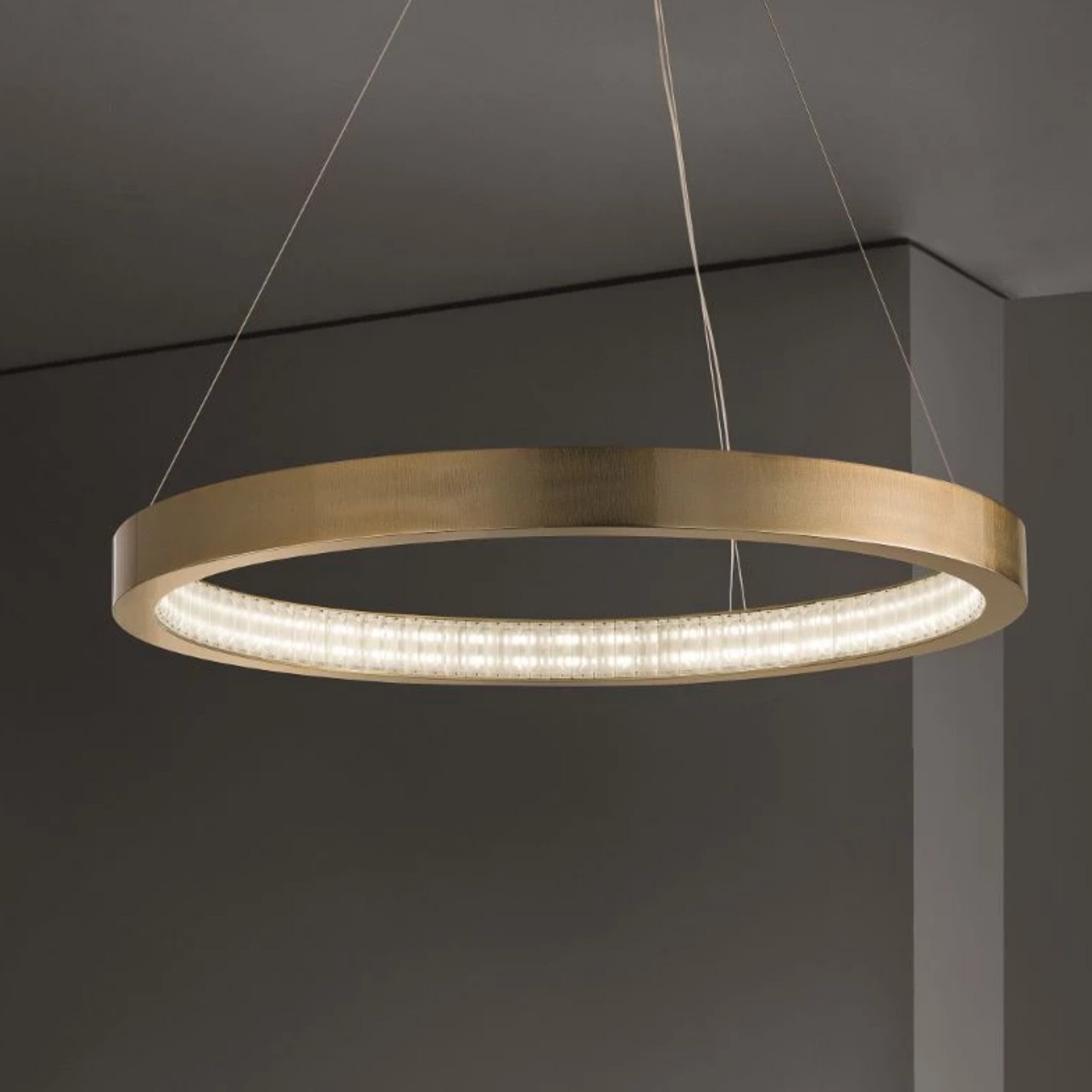 Wooden Modern Round Ceiling Pendant — italian-lighting-centre