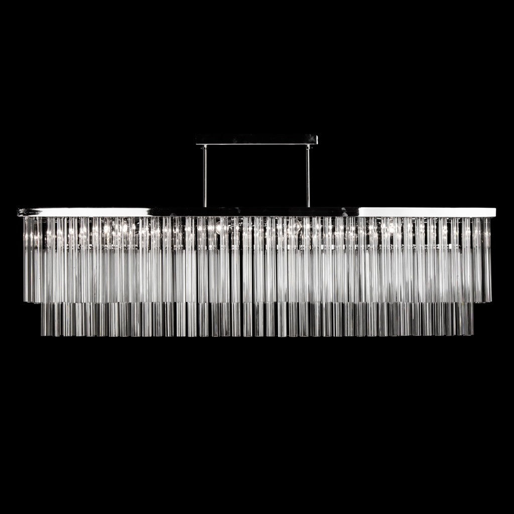 Modern Rectangular Prism Chandelier — Italian Lighting