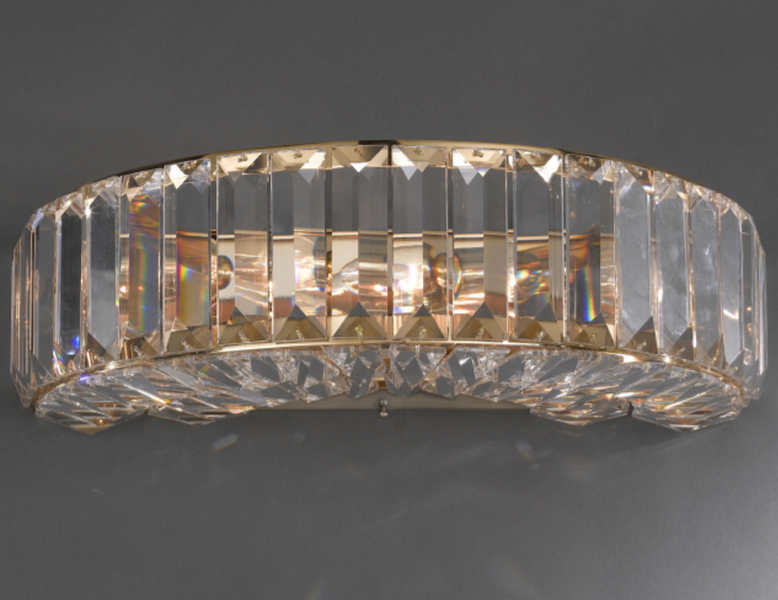 Elegant Crystal Wall Sconce | indoor wall lights | gold plated | chrome ...